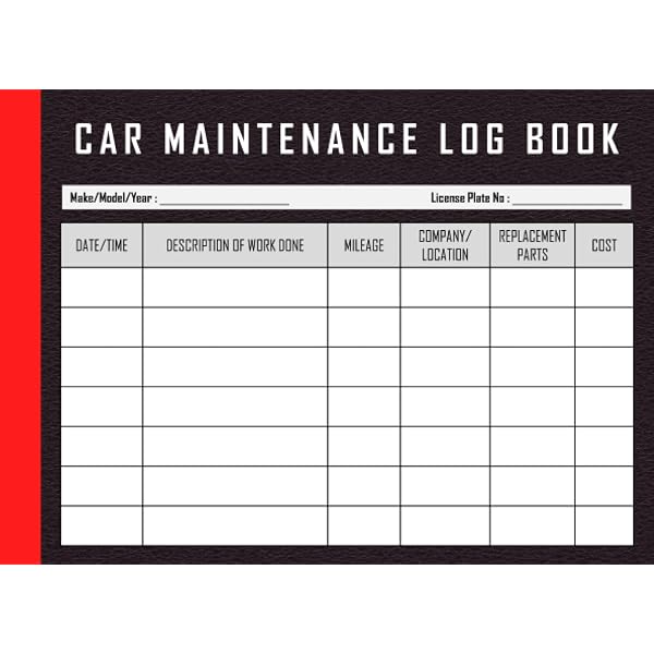 Car Maintenance Log Book: Maintenance log book | vehicle maintenance log book | auto maintenance log book | Car Repair Journal，Reprinted paperback book