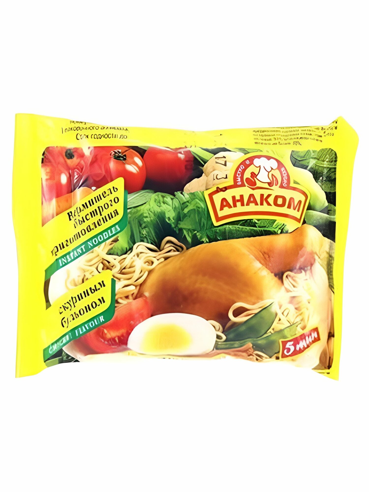 Вермишель быстрого приготовления Анаком Курица,60г