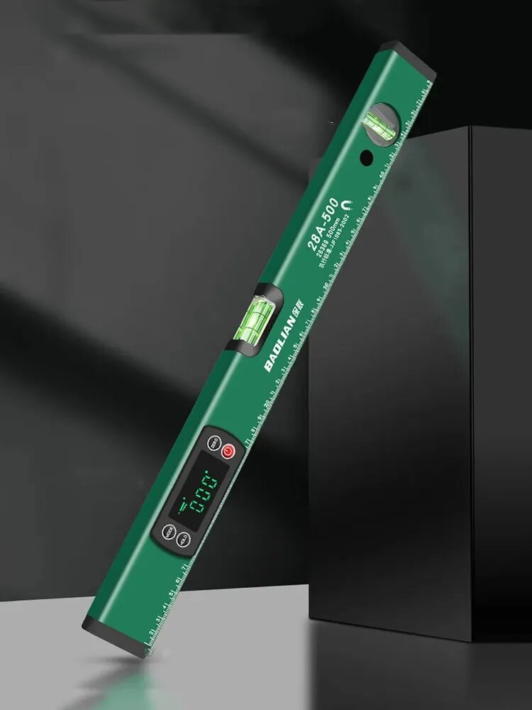 Линейка/угольник строительный 500мм х 30мм, Алюминий