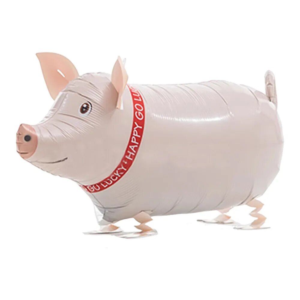 Игрушка-воздушный шар с веревкой Запечатанный воздушный шар из фольги с ходячими животными