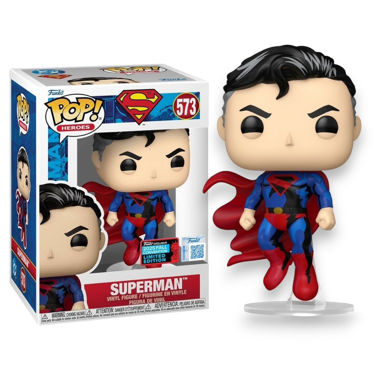 Фигурка Funko Pop! коллекционная Супермен "Эксклюзив" 573, оригинальное издание (Фигурка Фанко Поп)