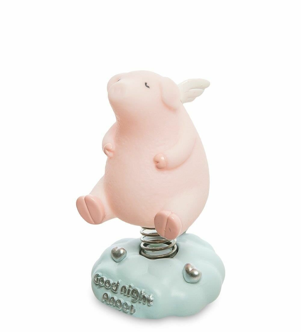 Фигурка на пружине Поросенок A2131634 Art Home, Полистоун, Китай, 5,5х6х10 см.