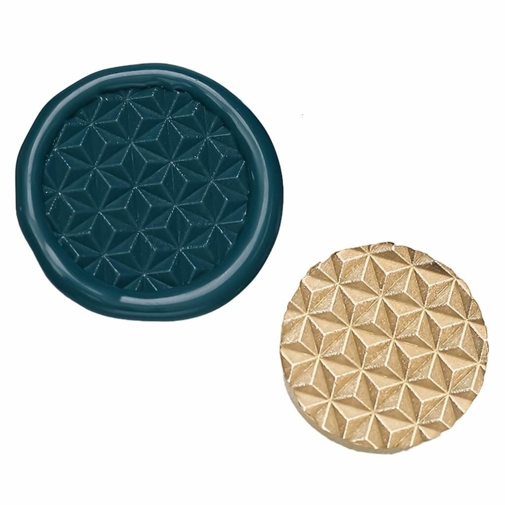 Штемпель для воска, - Треугольный узор