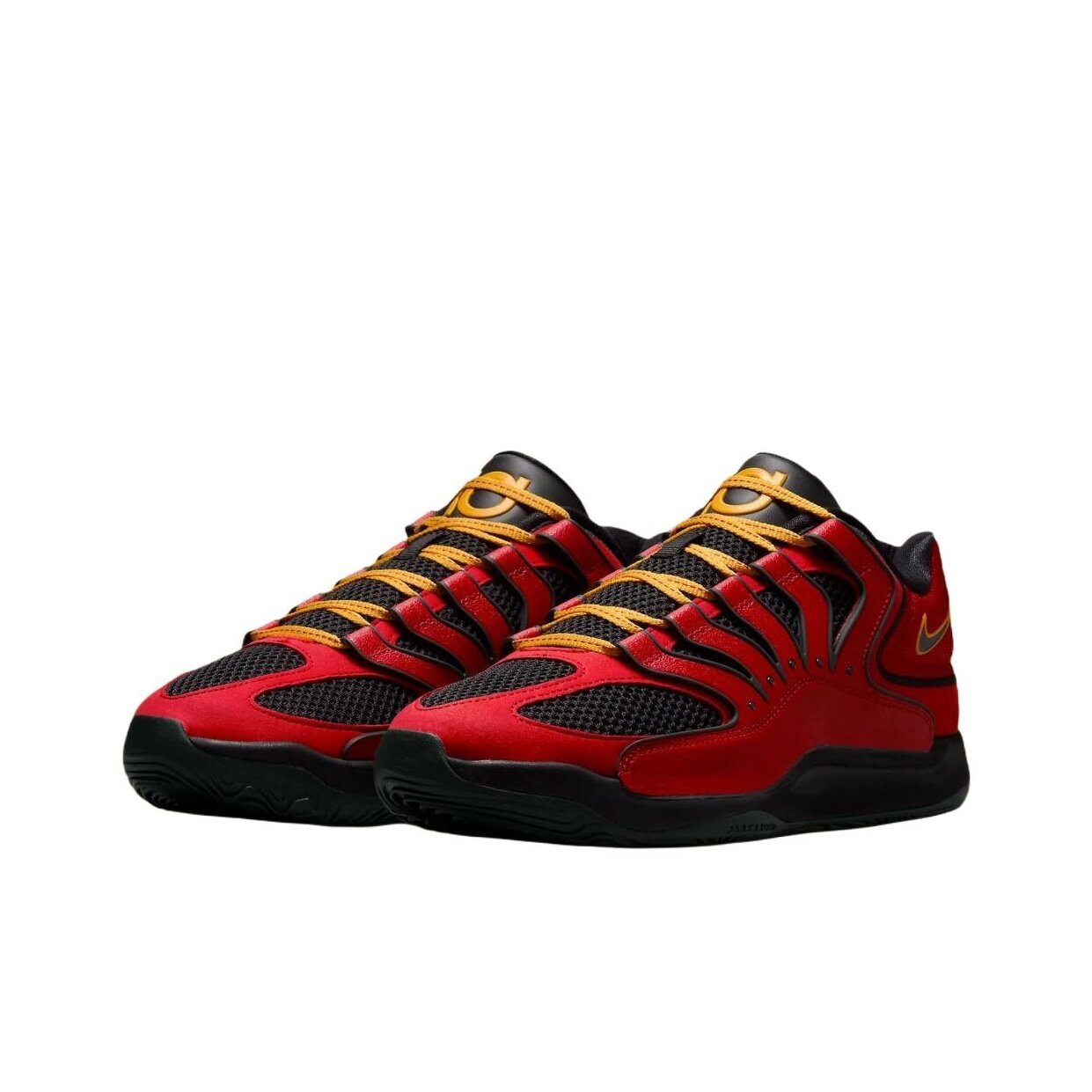 Кроссовки NIKE KD 18, размер EU 45 стопа (29CM), красный/черный — фото 1