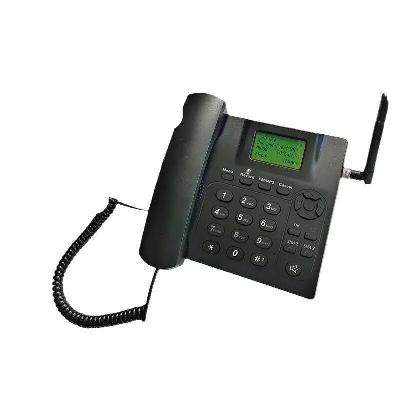 2025 F317 Внешняя торговля 2G беспроводной стационарный телефон с SIM-картой, базовая станция, телефон с двумя SIM-картами, запись, FM-радио, телефон для пожилых
