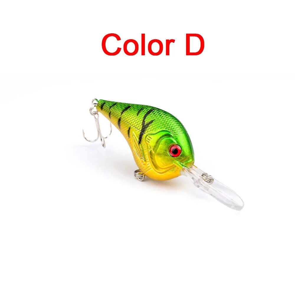 WDAIREN Воблеры Crankbait 95 мм 9 г 7 цветов Белый, D