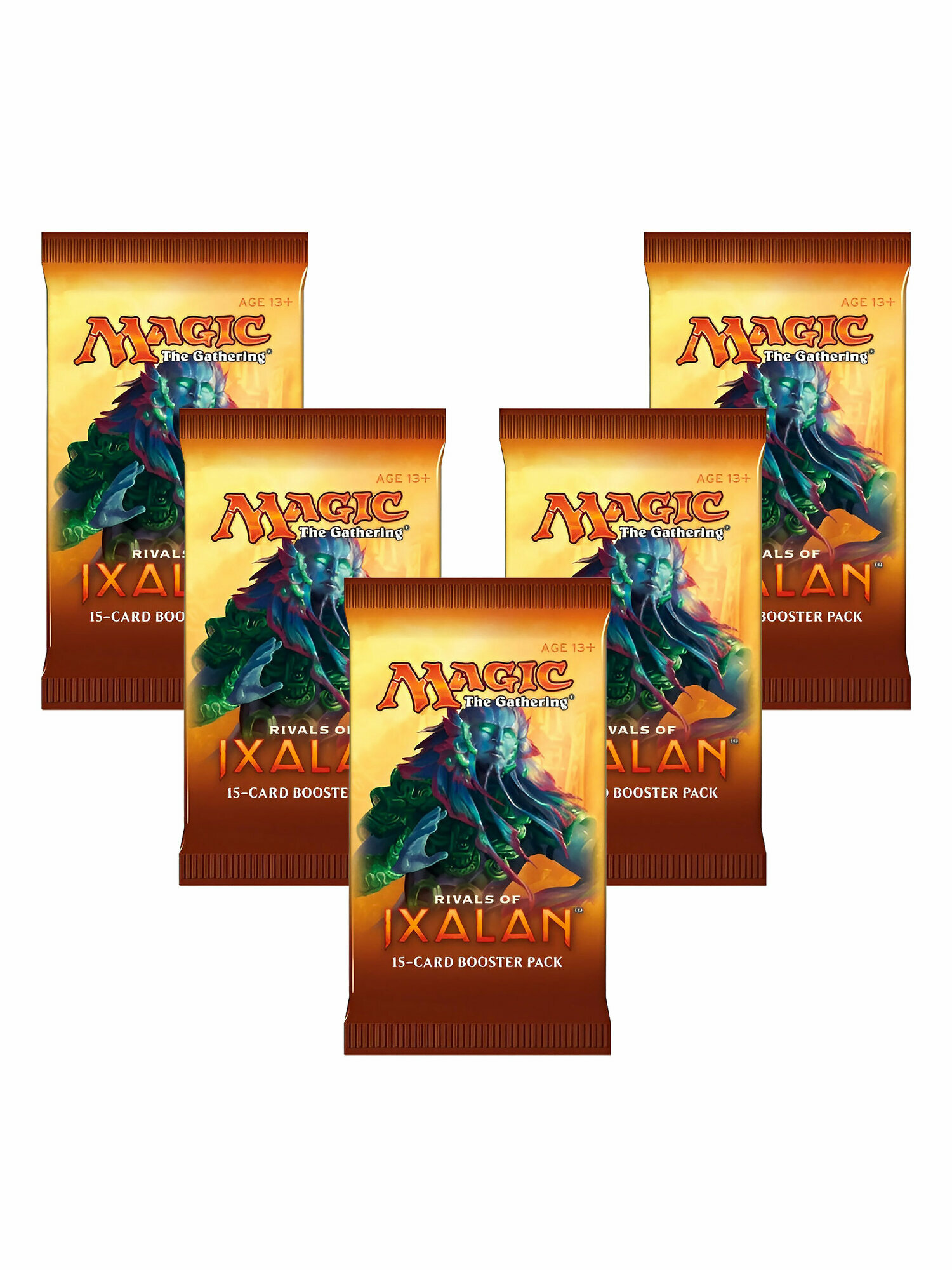Magic The Gathering: 5 бустеров MTG издания Rivals of Ixalan на английском