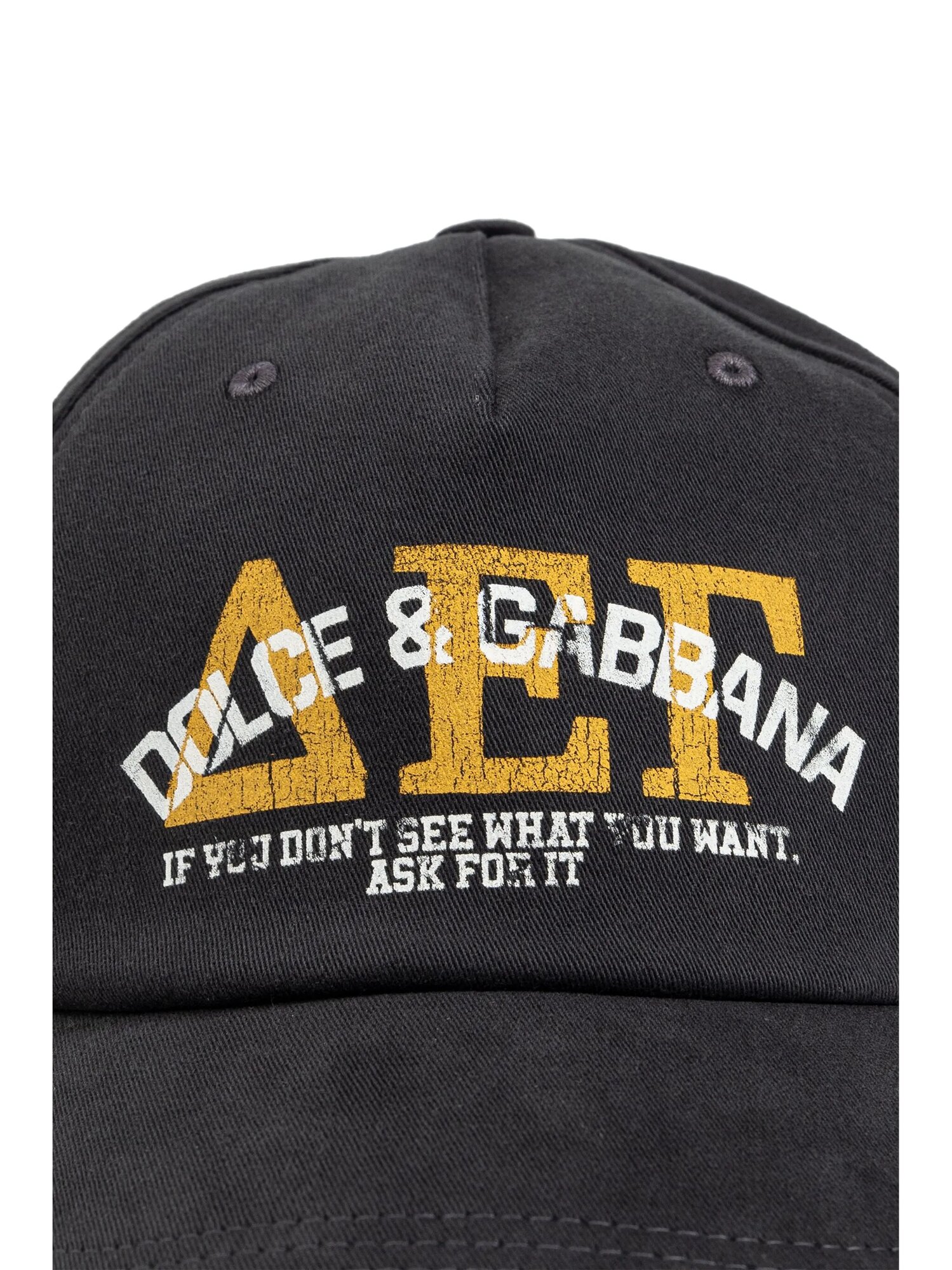Бейсболка DOLCE & GABBANA для мужчин, размер 59 RU, черный — фото 1