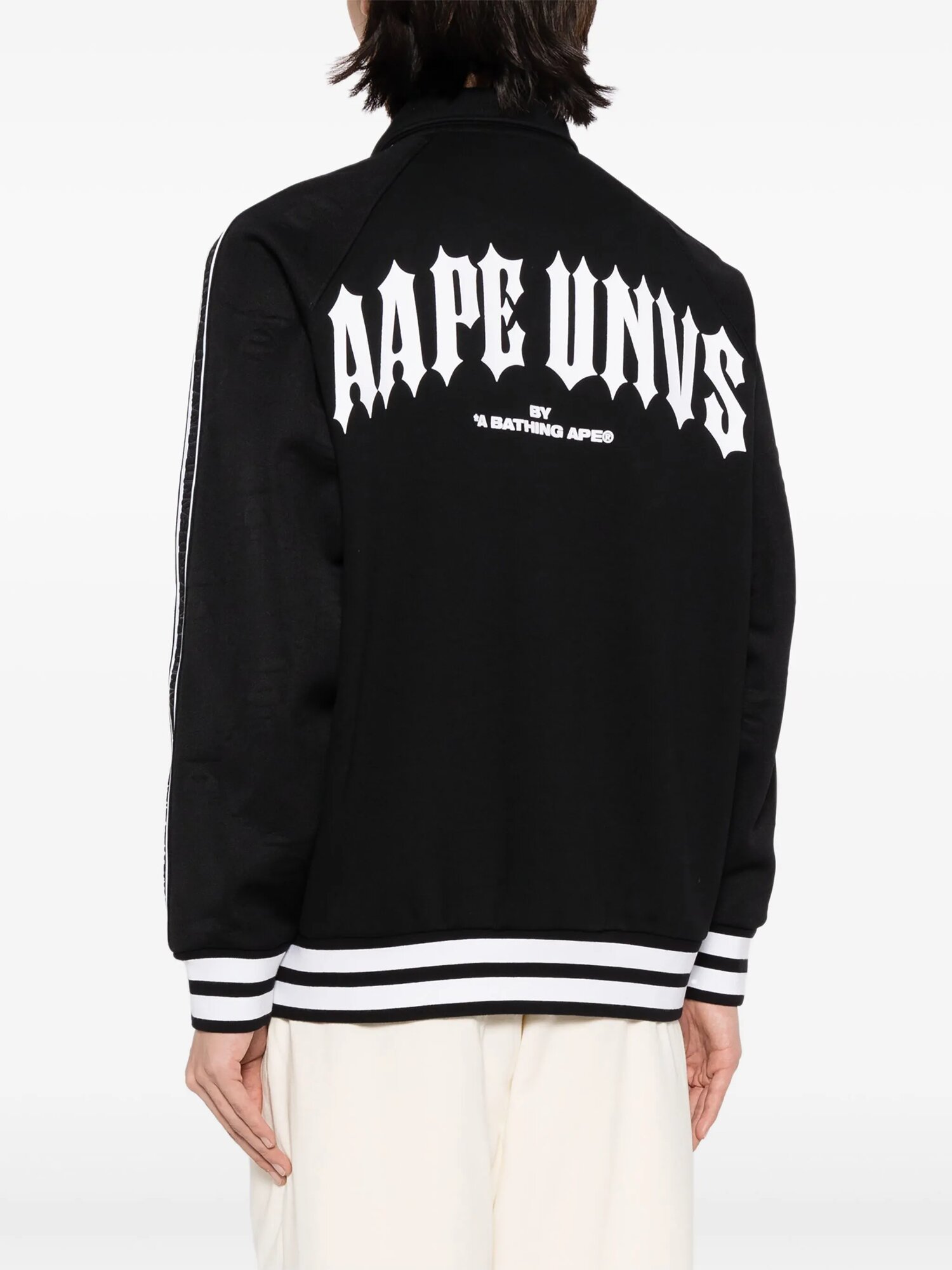 Бомбер AAPE BY A BATHING APE, размер S, черный — фото 1