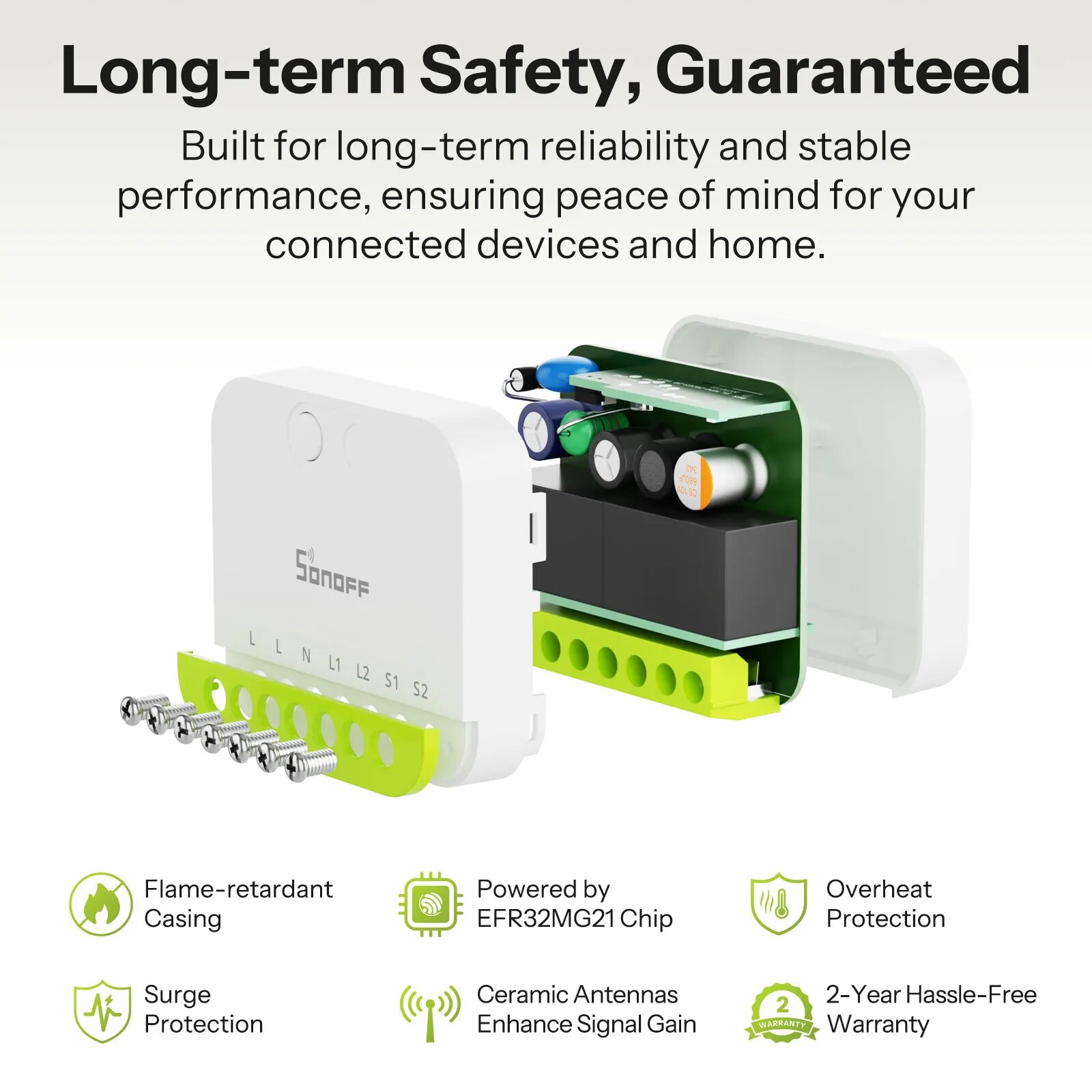 SONOFF MINI DUO 2-Gang Zigbee Smart Switch — фото 1