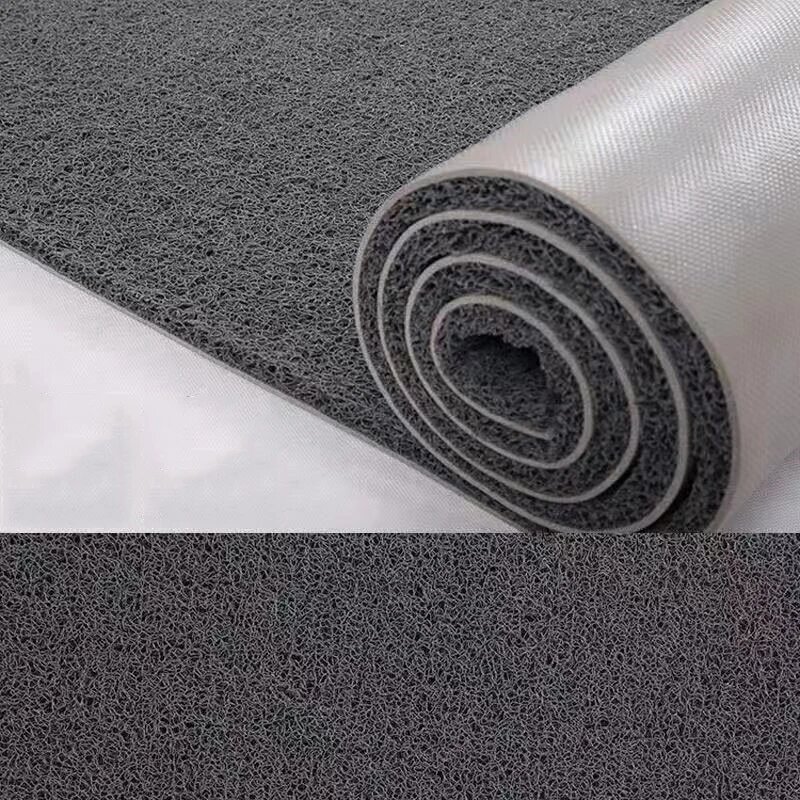 Противоскользящий ПВХ коврик для входной двери Серый, 70x120cm, Grey