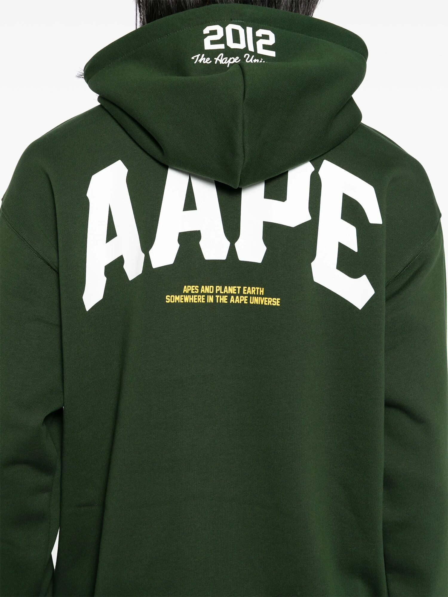 Худи AAPE BY A BATHING APE, размер L, , зеленый — фото 1