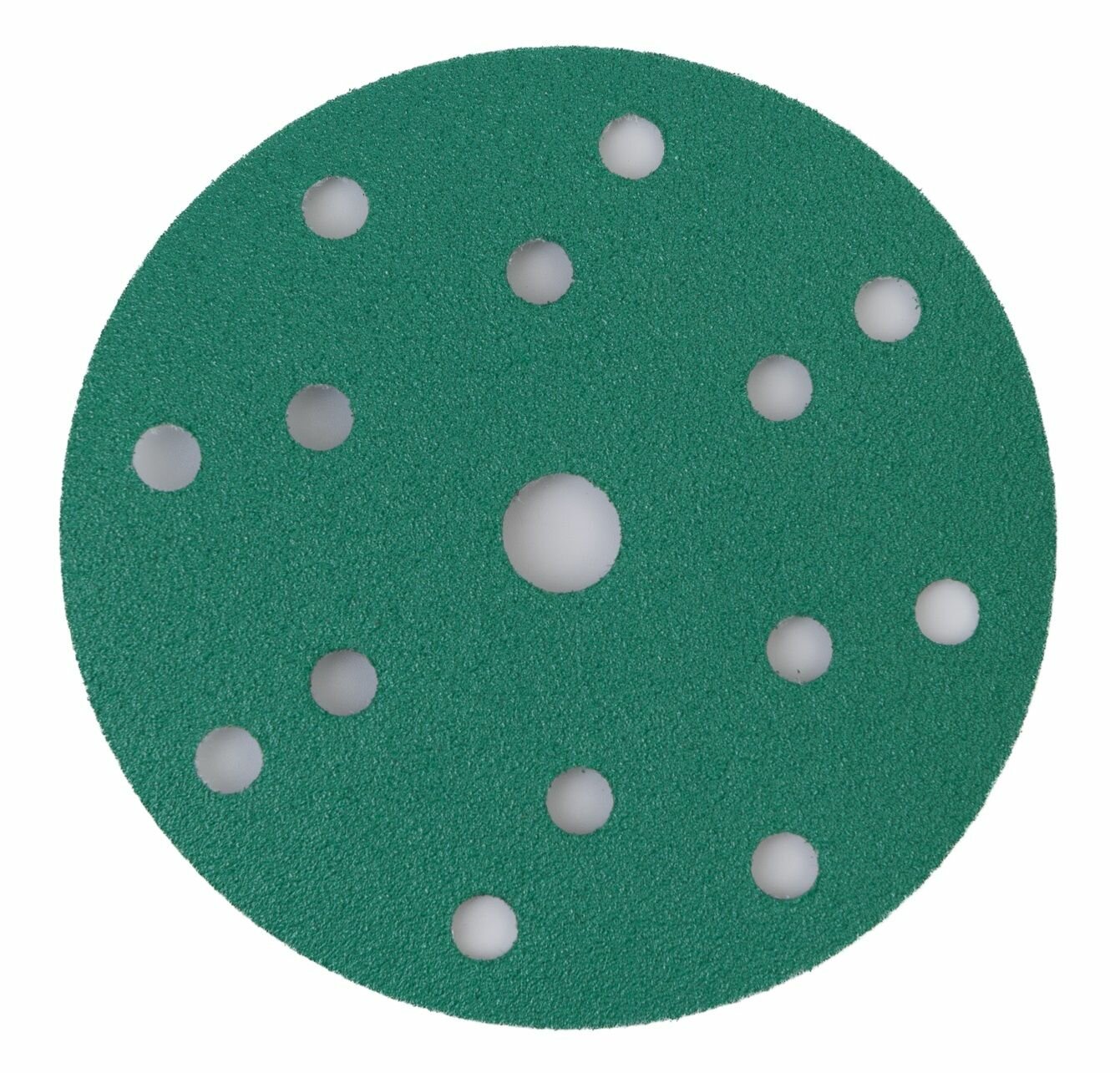 Абразивный круг GREEN Film 150 мм, P120, 15 отверстий, на липучке, 100 шт TILFLEX TL41-120/100
