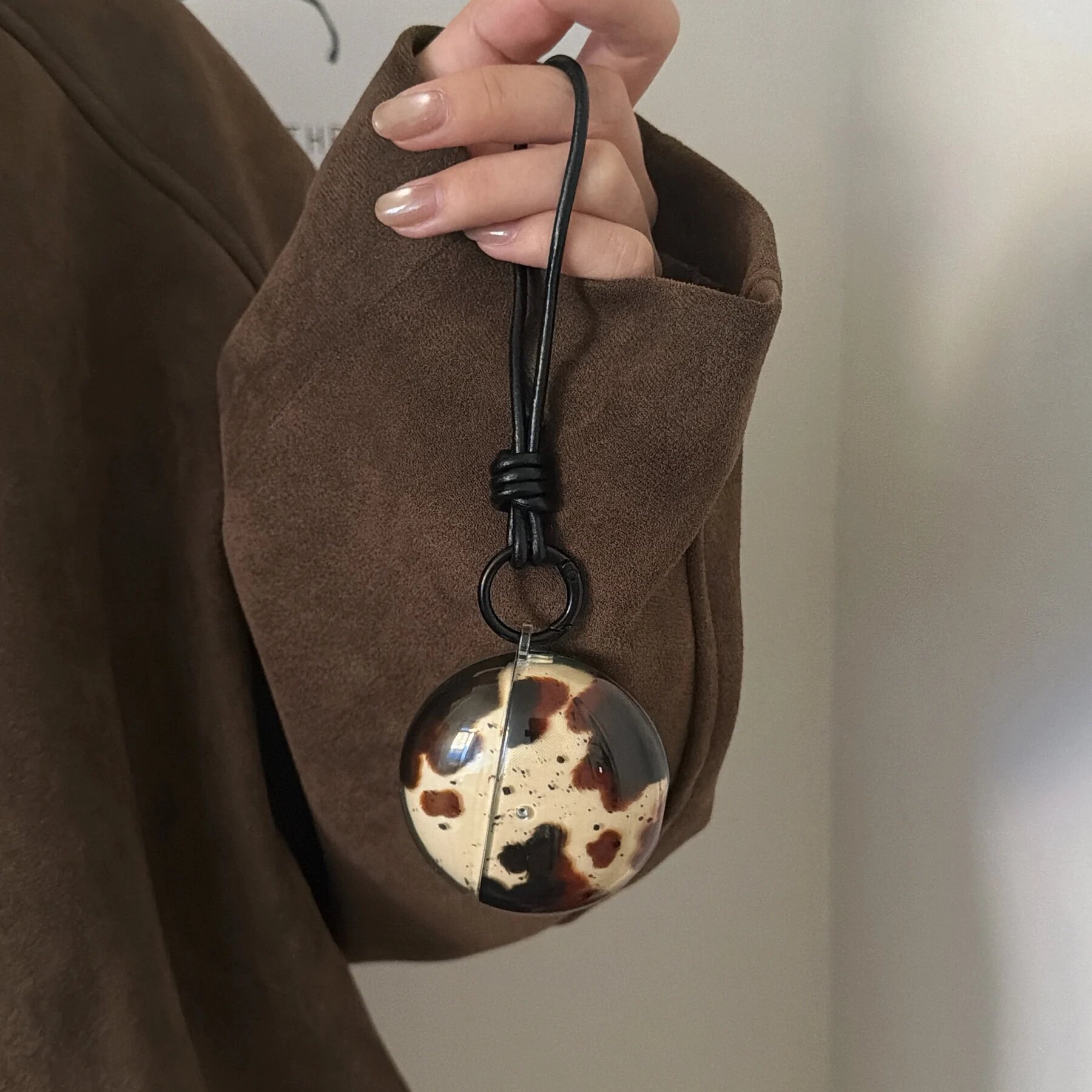 Коричневый чехол для наушников с леопардовым принтом в стиле ретро для Huawei FreeClip 2, FreeBuds 7i 5i 6i Se2 Se3, веревка, беспроводная Bluetooth-зарядная коробка