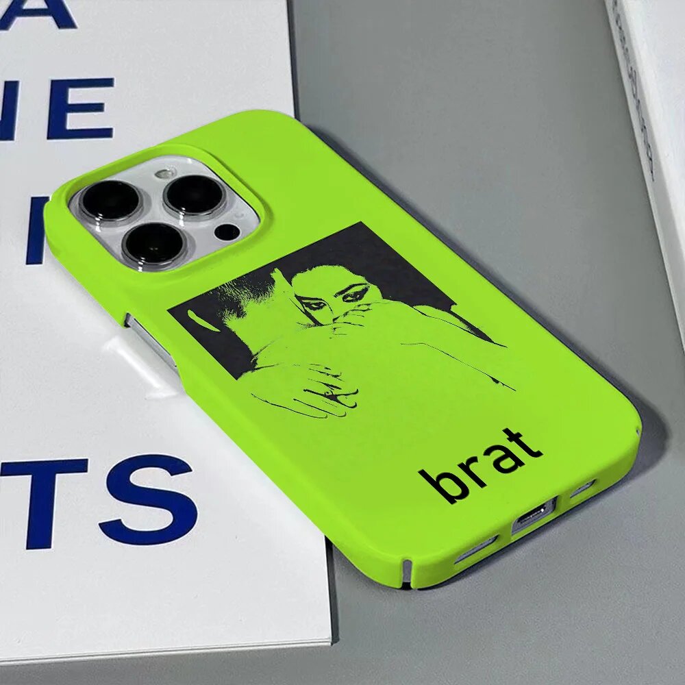 Чехол для iPhone Charli XCX "Brat" FLD-J214FL2402a1