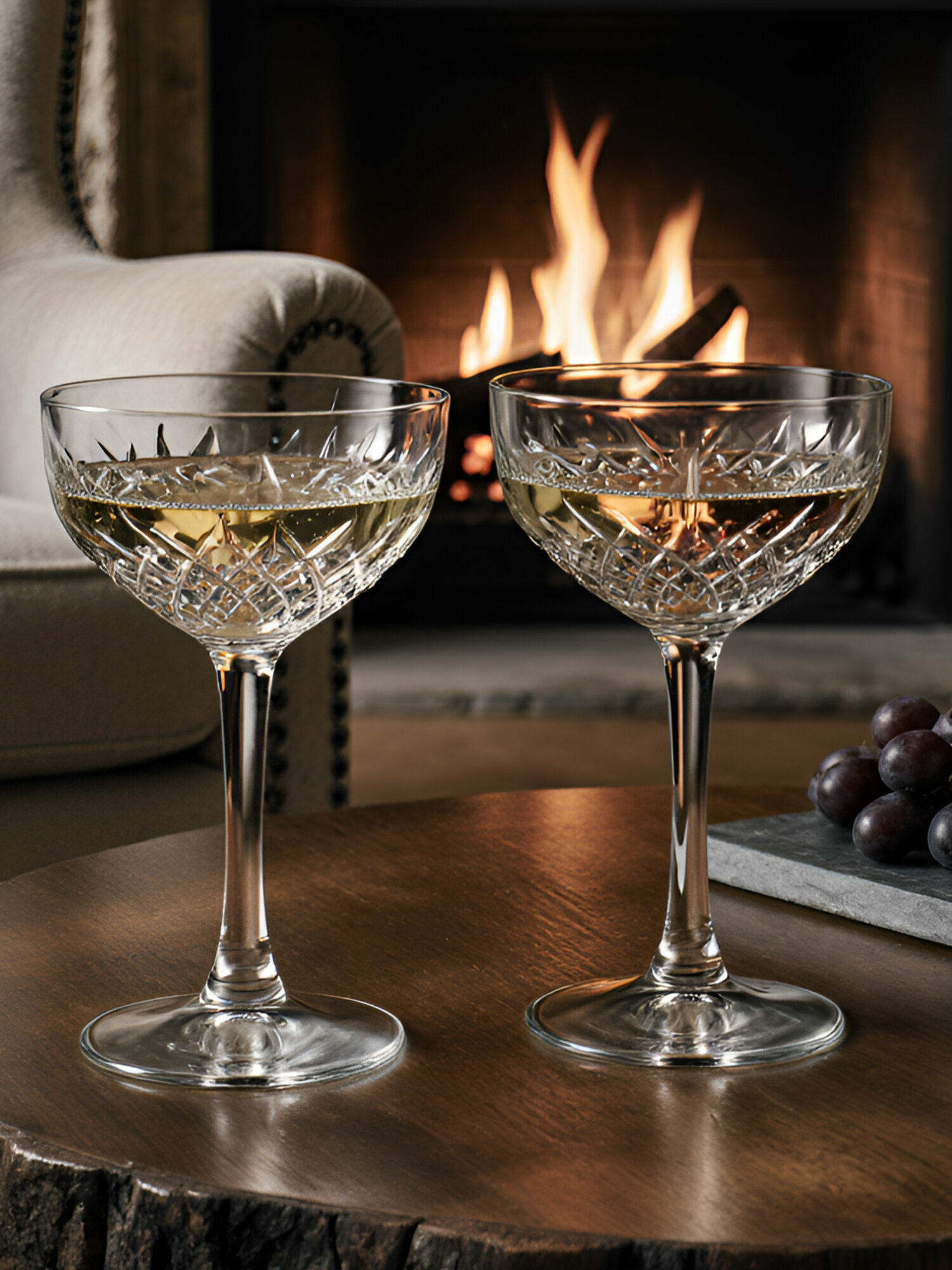 Набор бокалов Pasabahce Timeless, для шампанского и коктейлей, стекло, 255 мл, 4 шт.