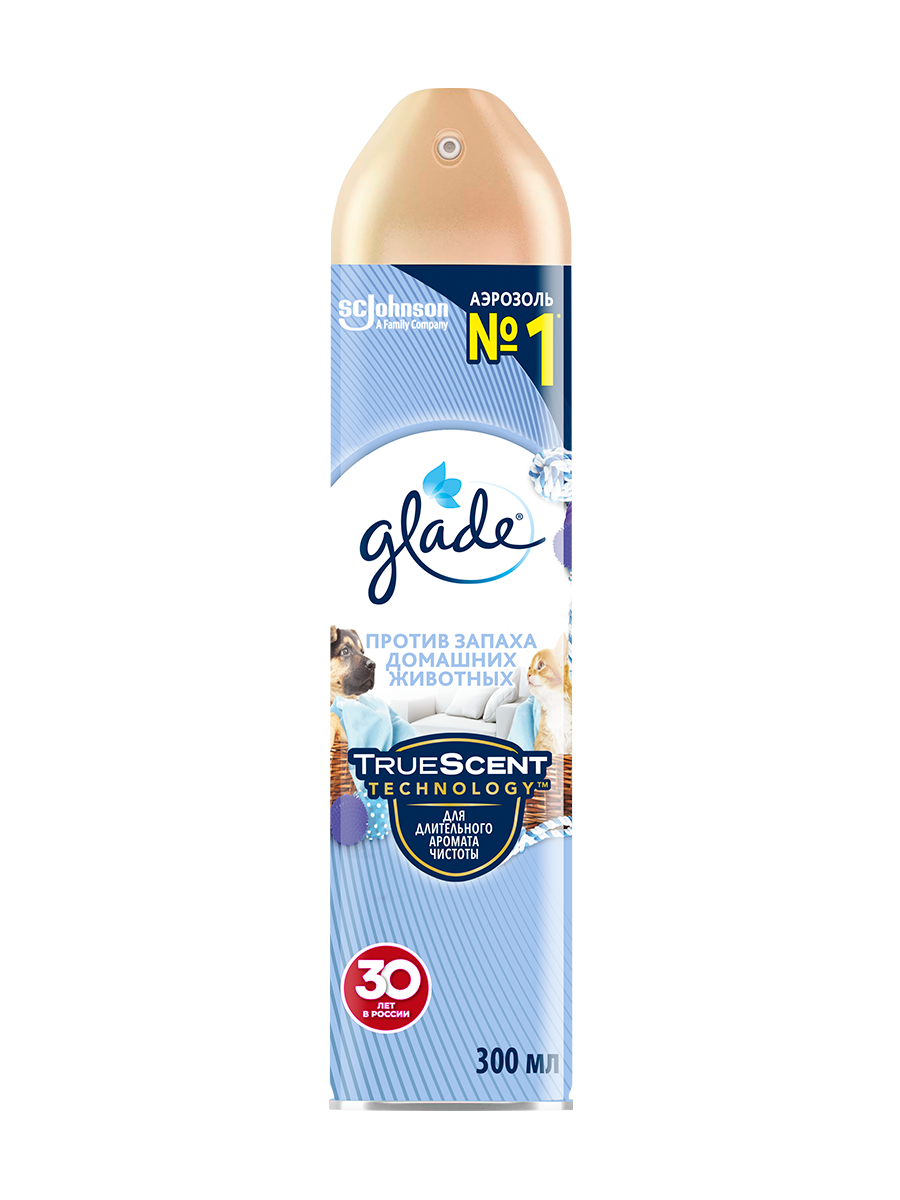Glade аэрозоль Против запаха домашних животных 300 мл