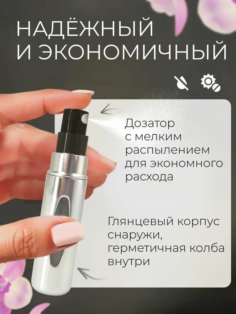 Атомайзеры для духов 5мл, 5шт