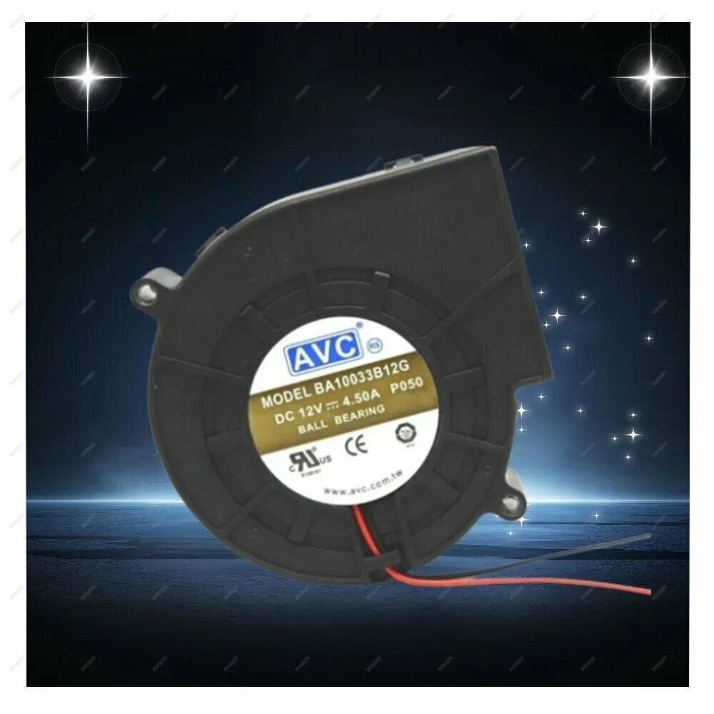 Вентилятор AVC 9.7 См 9733 С Мощным Потоком Воздуха, Высокой Скоростью Вращения , 12 В, 4,5 А, BA10033B12G