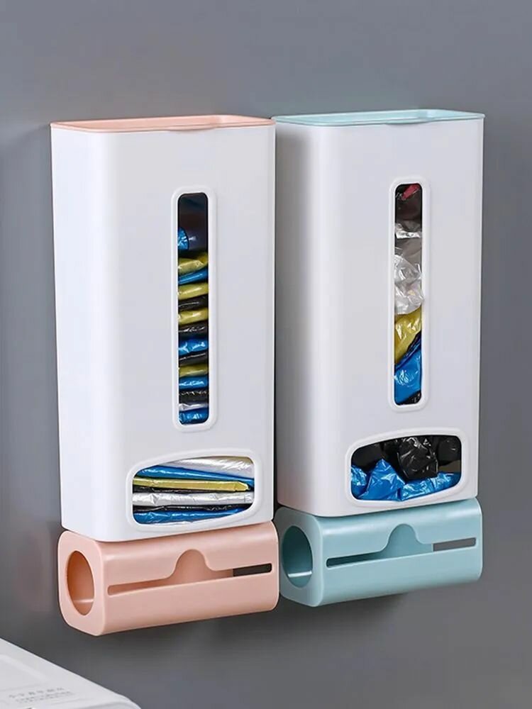 Корзина для пакетов длина 12 см, ширина 7 см, высота 30 см.