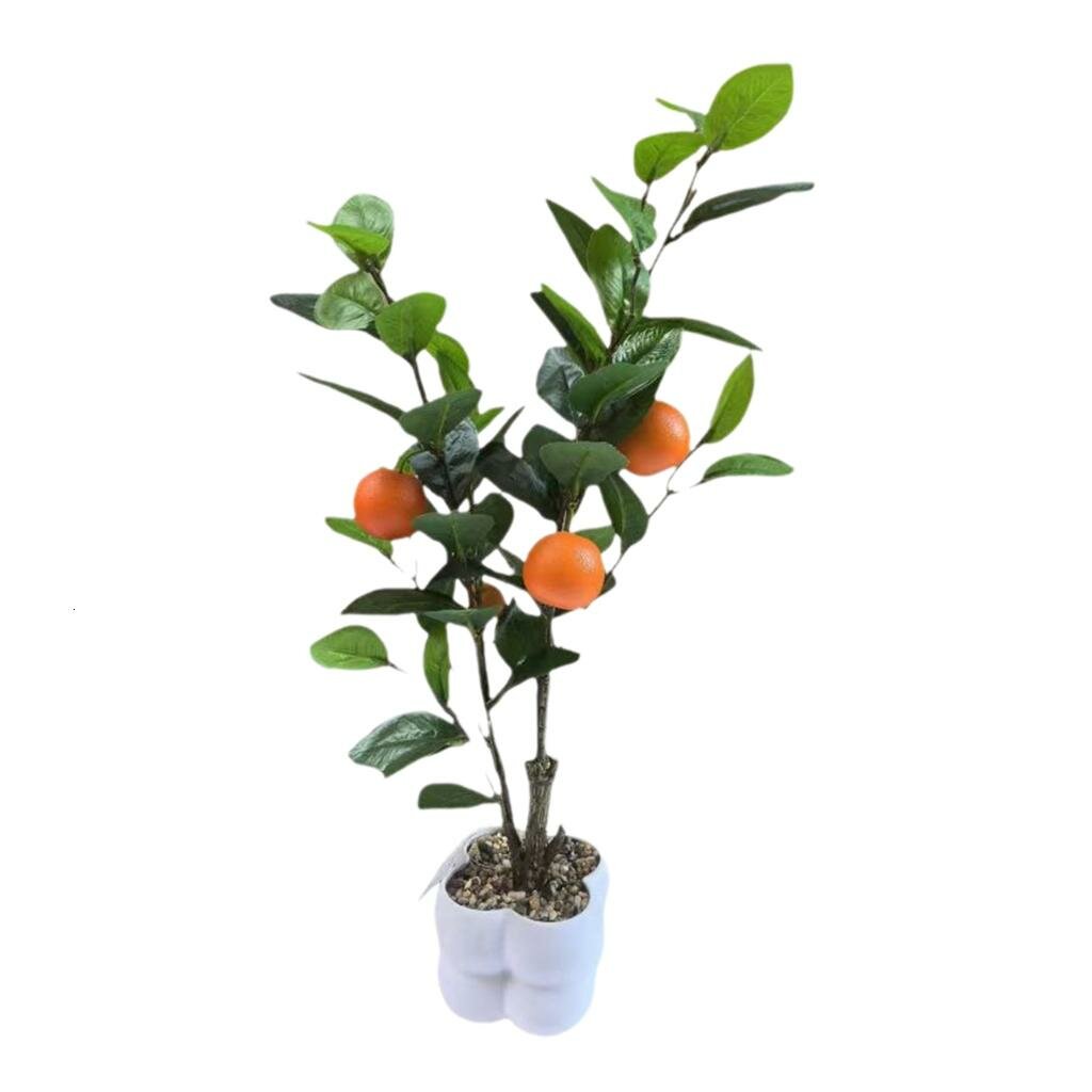 Искусственное бонсай дерево в горшке, апельсиновое дерево 2