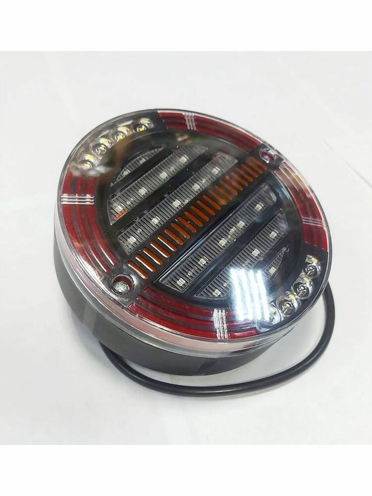 Фонарь задний круглый LED 12-24V, d-140mm
