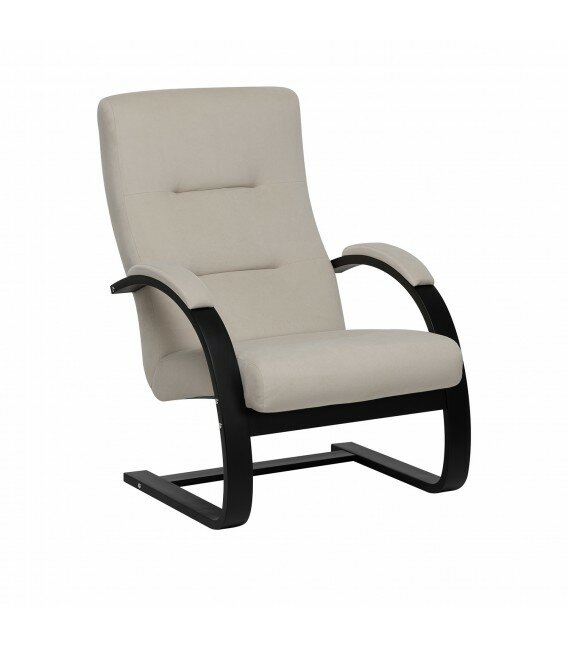 Кресло Leset Монэ NEW, венге, ткань велюр, Bingo 02 бежевый