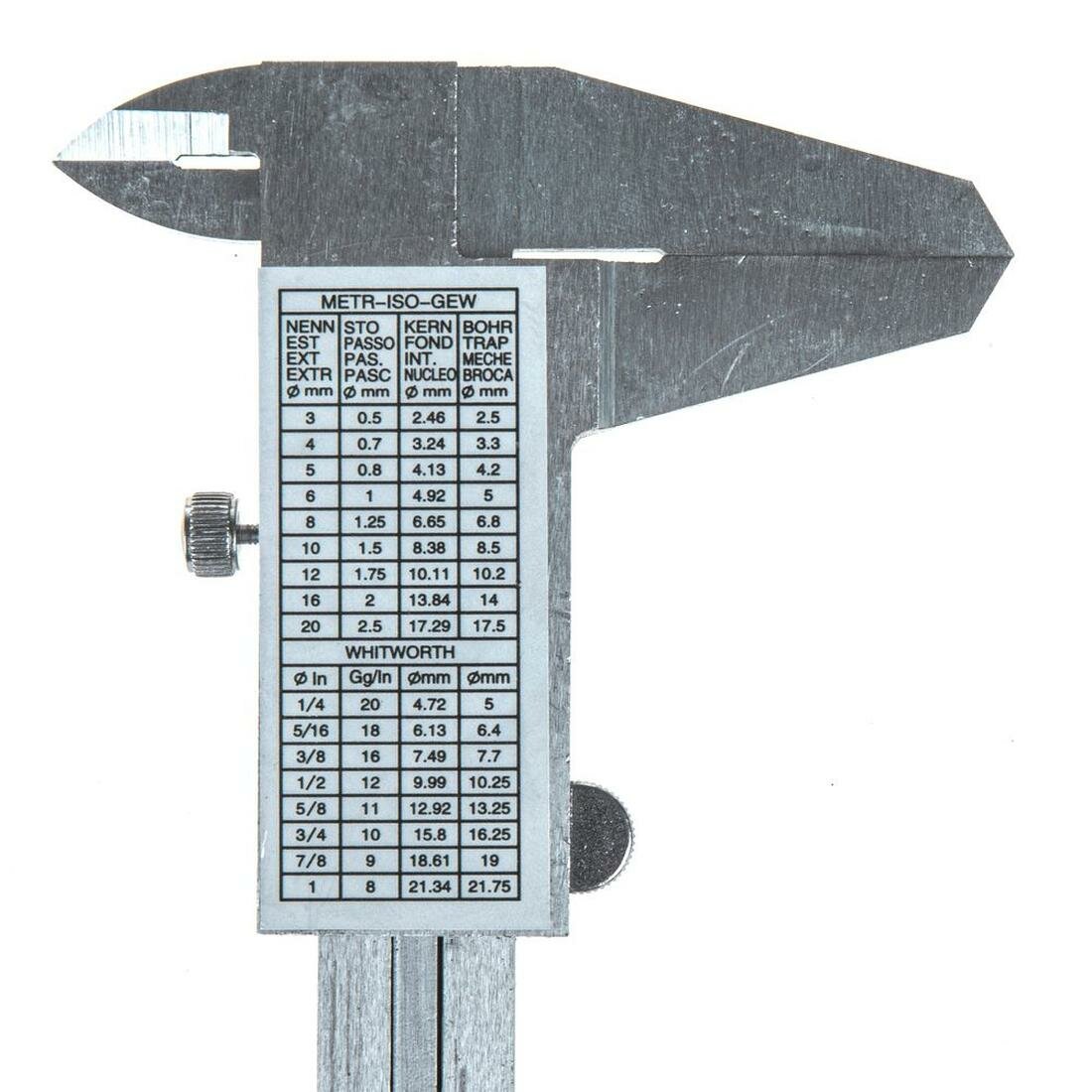 Штангенциркуль ARNEZI ШЦ-1-150, нониусный, точность 0,02 мм, 0-150 мм