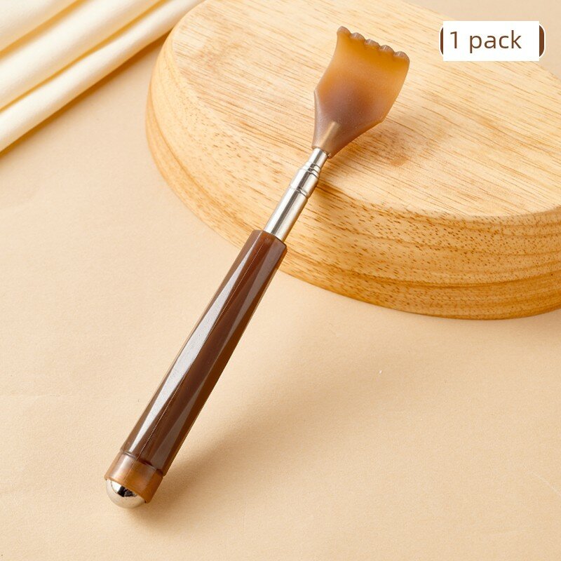 Телескопическая щетка для чесания спины из нержавеющей стали, инструмент для самостоятельного чесания для пожилых