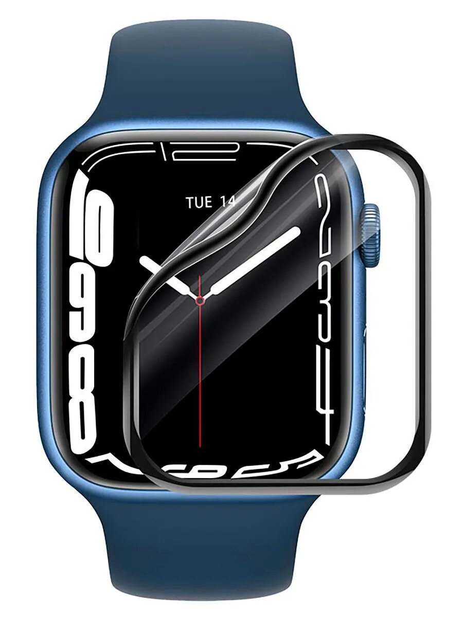 Защитное стекло Hoco A30 для Apple Watch Series7 (45mm), цвет черный
