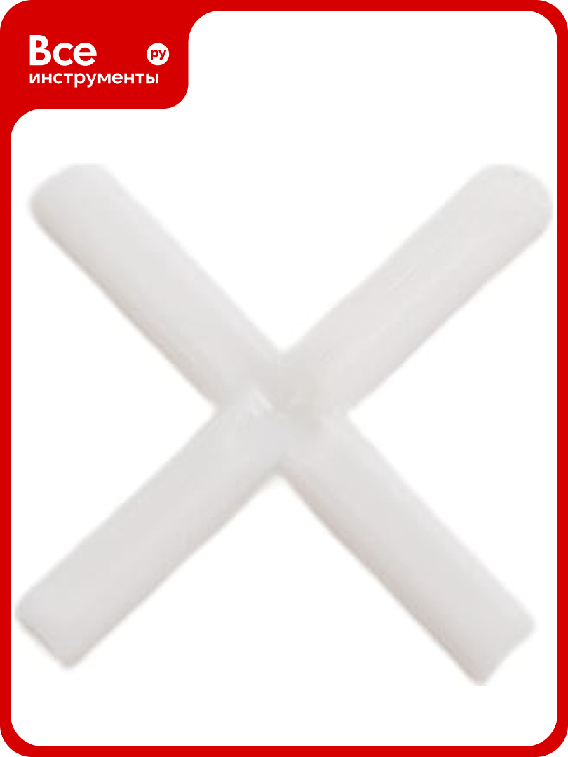 Крестик для плитки (100 шт; 2.5 мм; пакет) Tech-Krep/Zitar 103640
