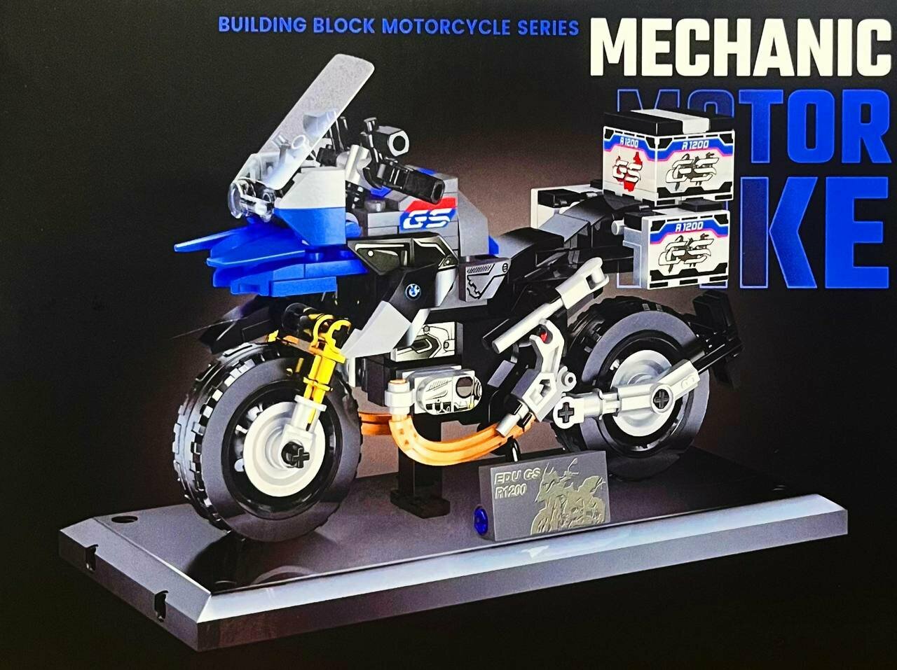 Конструктор BMW "Мотоцикл Technic", ABS-пластик, для детей от 6 лет, 269 деталей