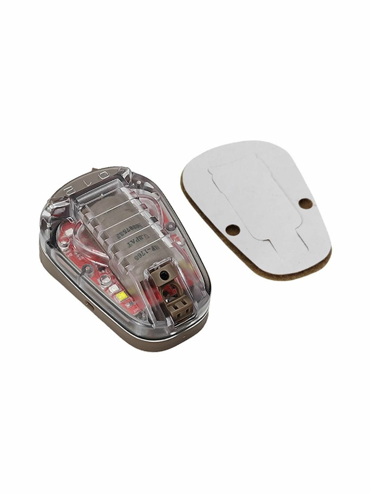 Запчастьдлямотошлема, Сигнальная лампа шлема для езды на мотоцикле божья коровка light-песочный цвет-красный свет