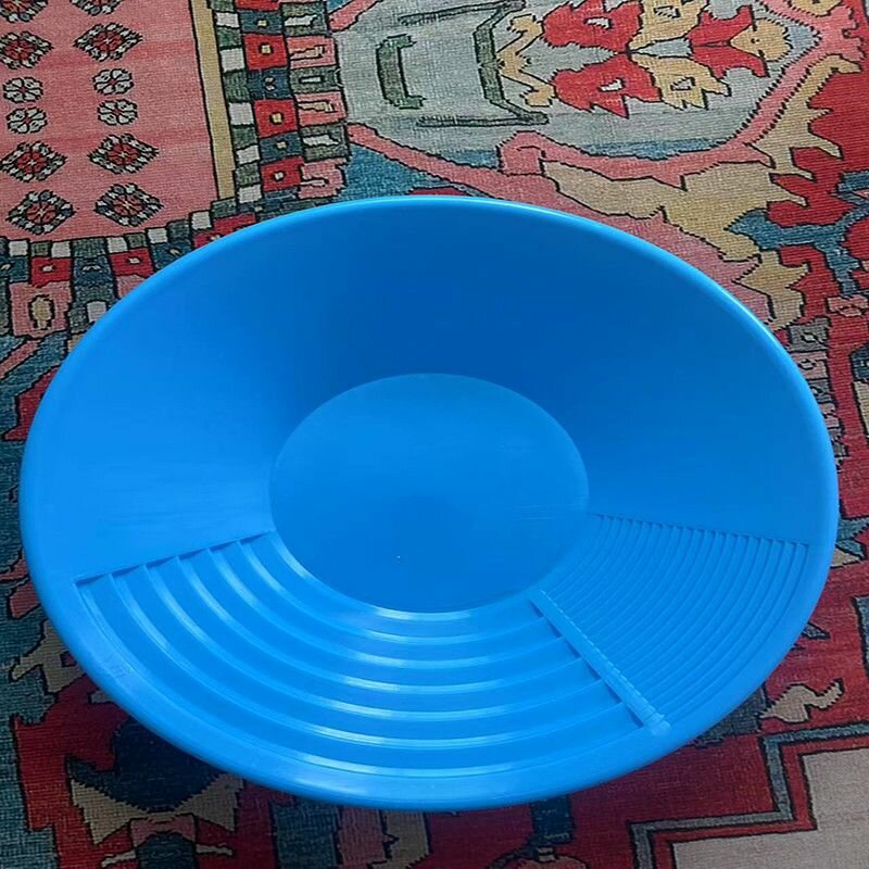 Утолщенная ручная золотодобывающая чаша большого размера 38 см, инструмент для добычи золота на открытом воздухе, мытье золота, набор инструментов для золотодобычи