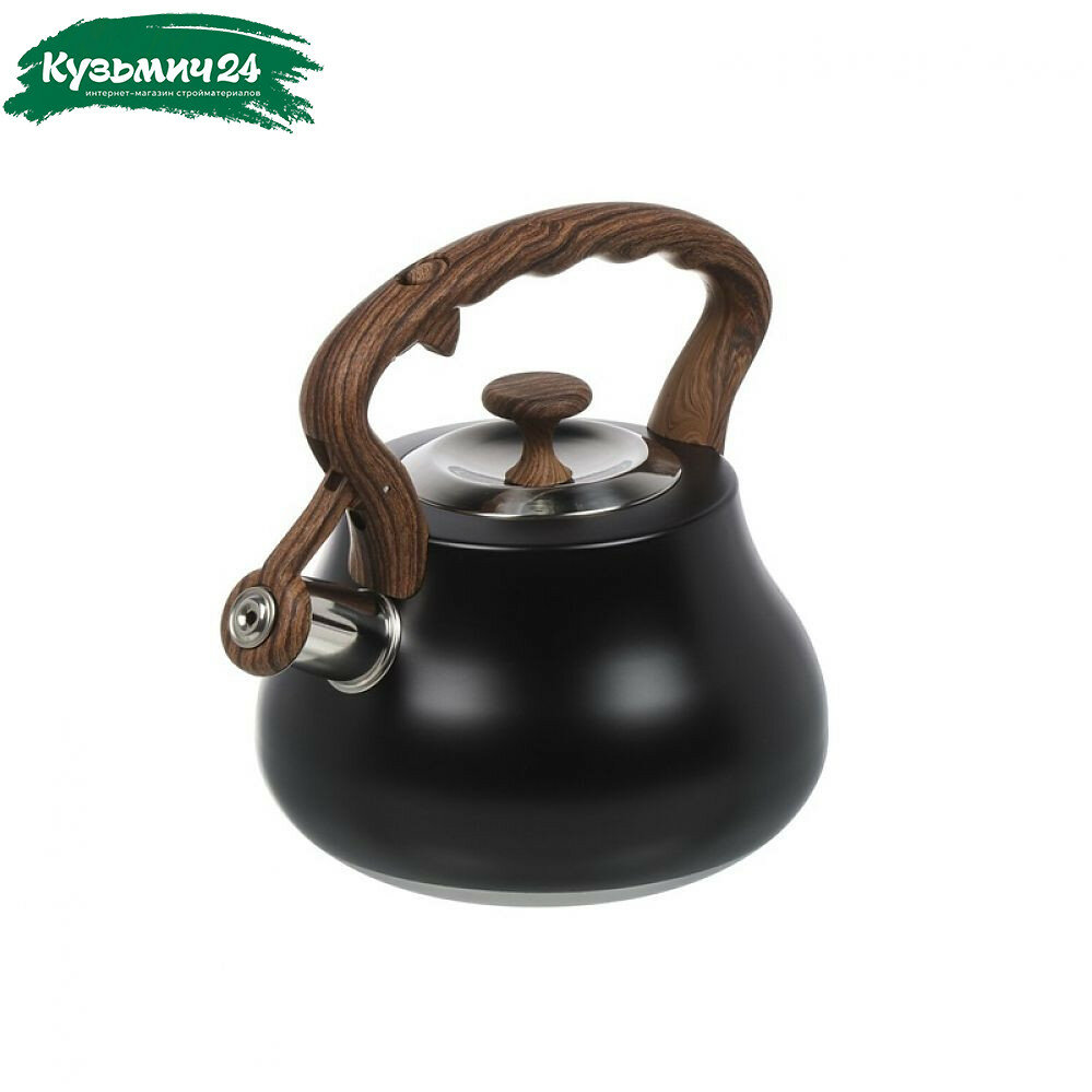 Чайник DANIKS GS-04052B-1 нержавеющая сталь со свистком 2,8л