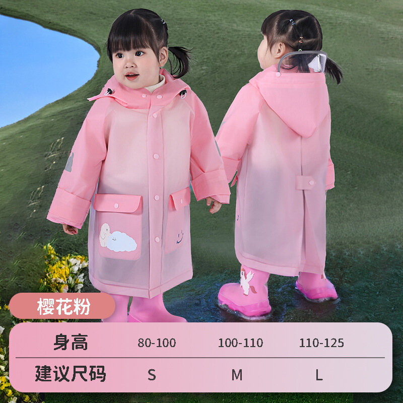 Детский дождевик для мальчиков и девочек, специальный для начальной школы и детского сада, новый мультяшный дождевик для малышей 2025 года