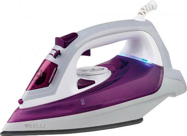 Утюг паровой Kelli KL-1653, лиловый