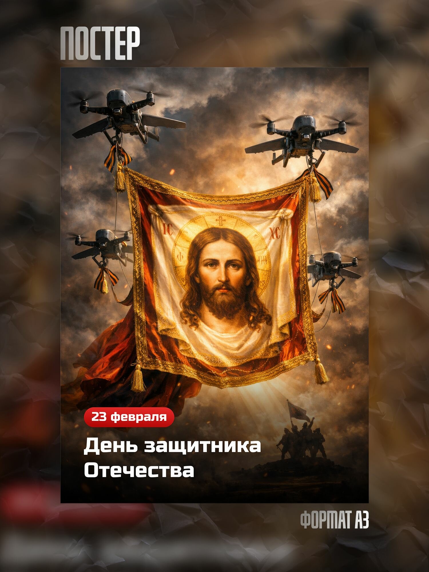 Плакат 23 февраля