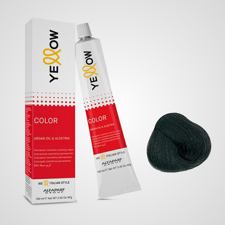 Ye Color Перманентная крем краска 5.1 100 мл YELLOW PROFESSIONAL Ye Color Permanent Coloring Cream Краска 100 мл