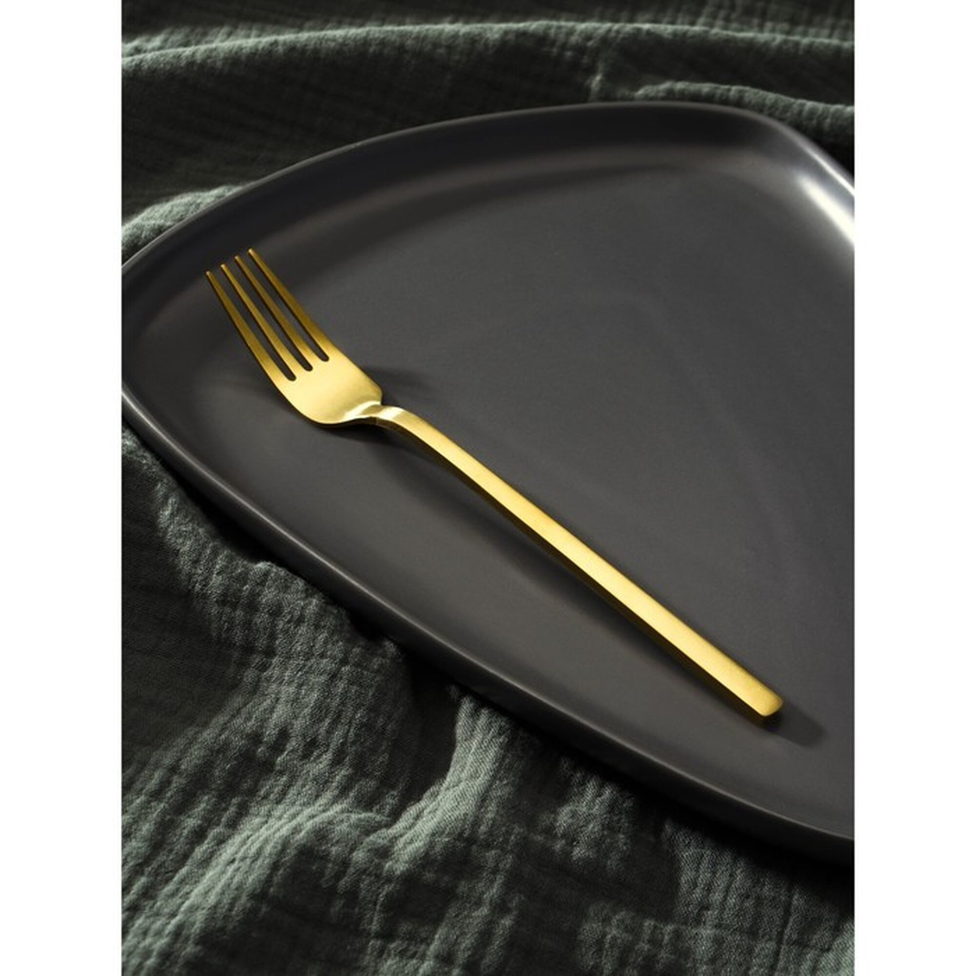 Вилка столовая Magistro, 19,5 см, цвет золото