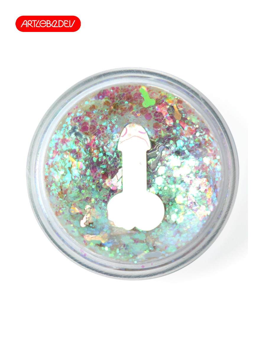 Глиттер Студия Артемия Лебедева «Звездная пыль», для лица, металлический блеск, 1 шт