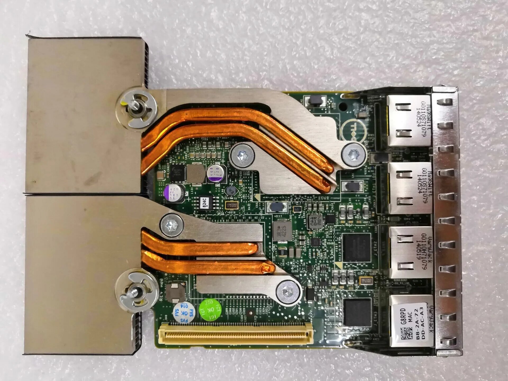 Оригинальная четырехпортовая серверная сетевая карта Braodcom 57800-T 10 ГБ RJ-45 0G8RPD G8RPD для серверов Dell R730 R720