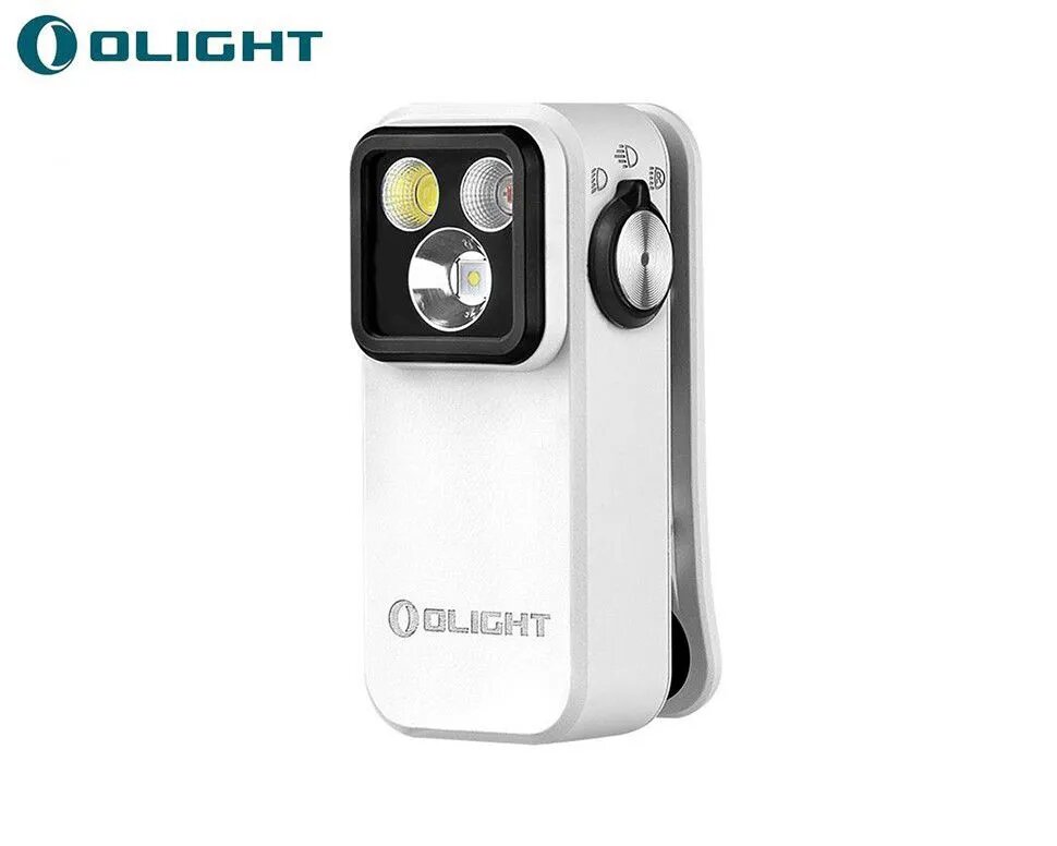 Olight Фонарь ручной белый 500 люмен, 120 м, 3 светодиода, встроенный аккумулятор, IPX5 — фото 1