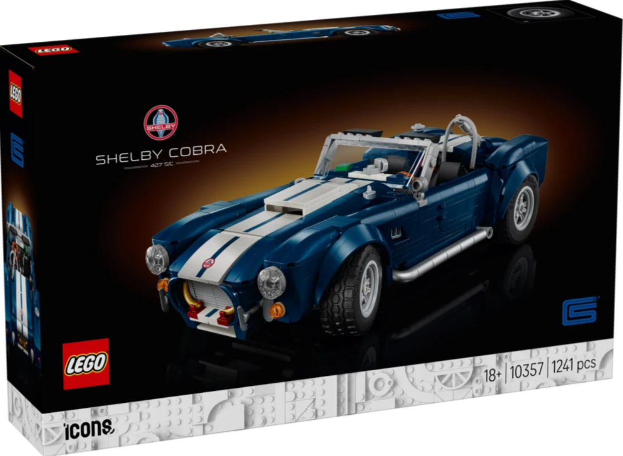 Конструктор LEGO Icons 10357 Шелби Кобра 427 S/C ,1241 дет. (Shelby Cobra 427 S/C )
