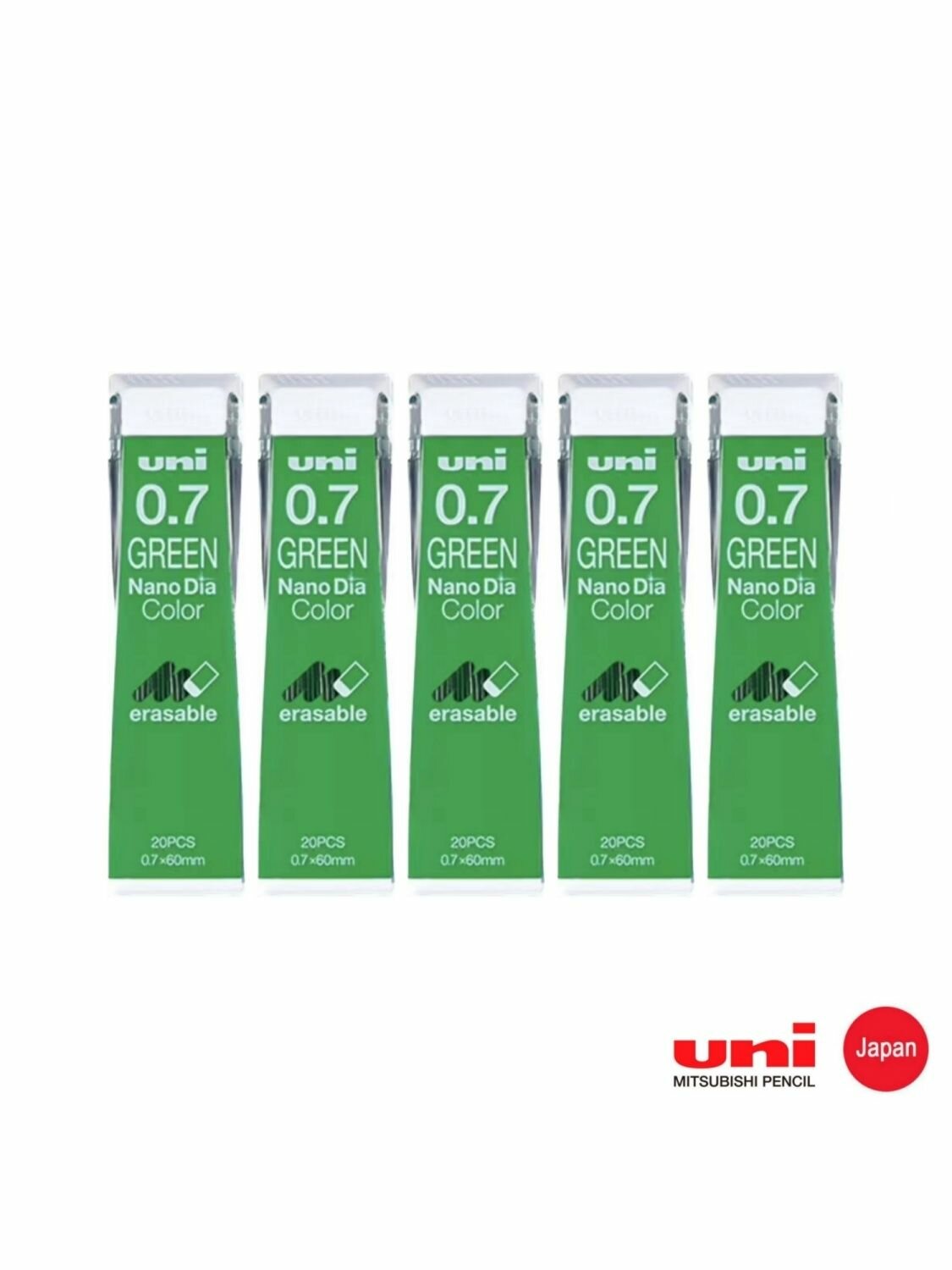 Uni Mitsubishi Pencil Грифель для карандаша 0.7 мм, 5 шт.