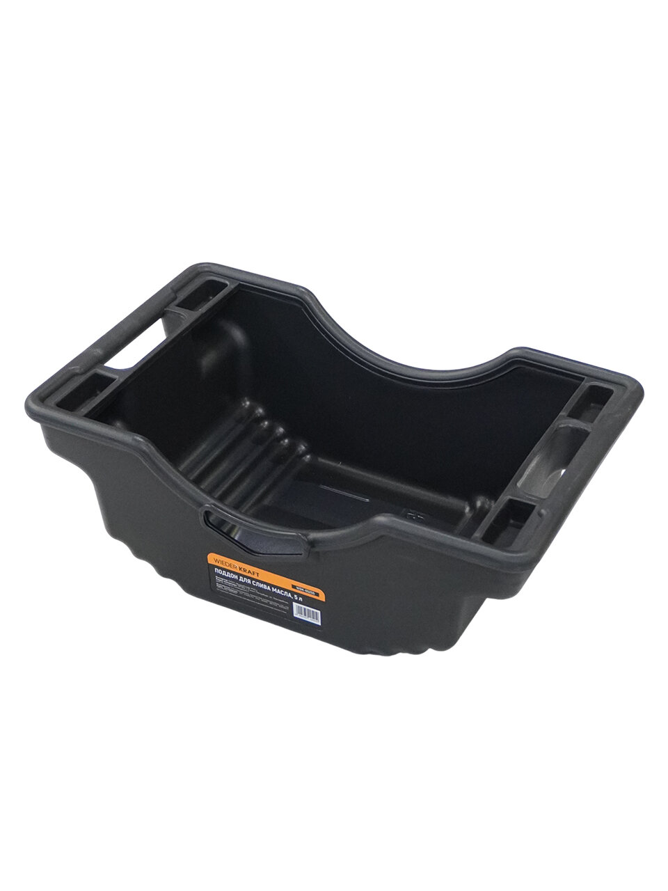 Поддон для слива отработанного масла, пластиковая емкость 5л WIEDERKRAFT WDK-65255