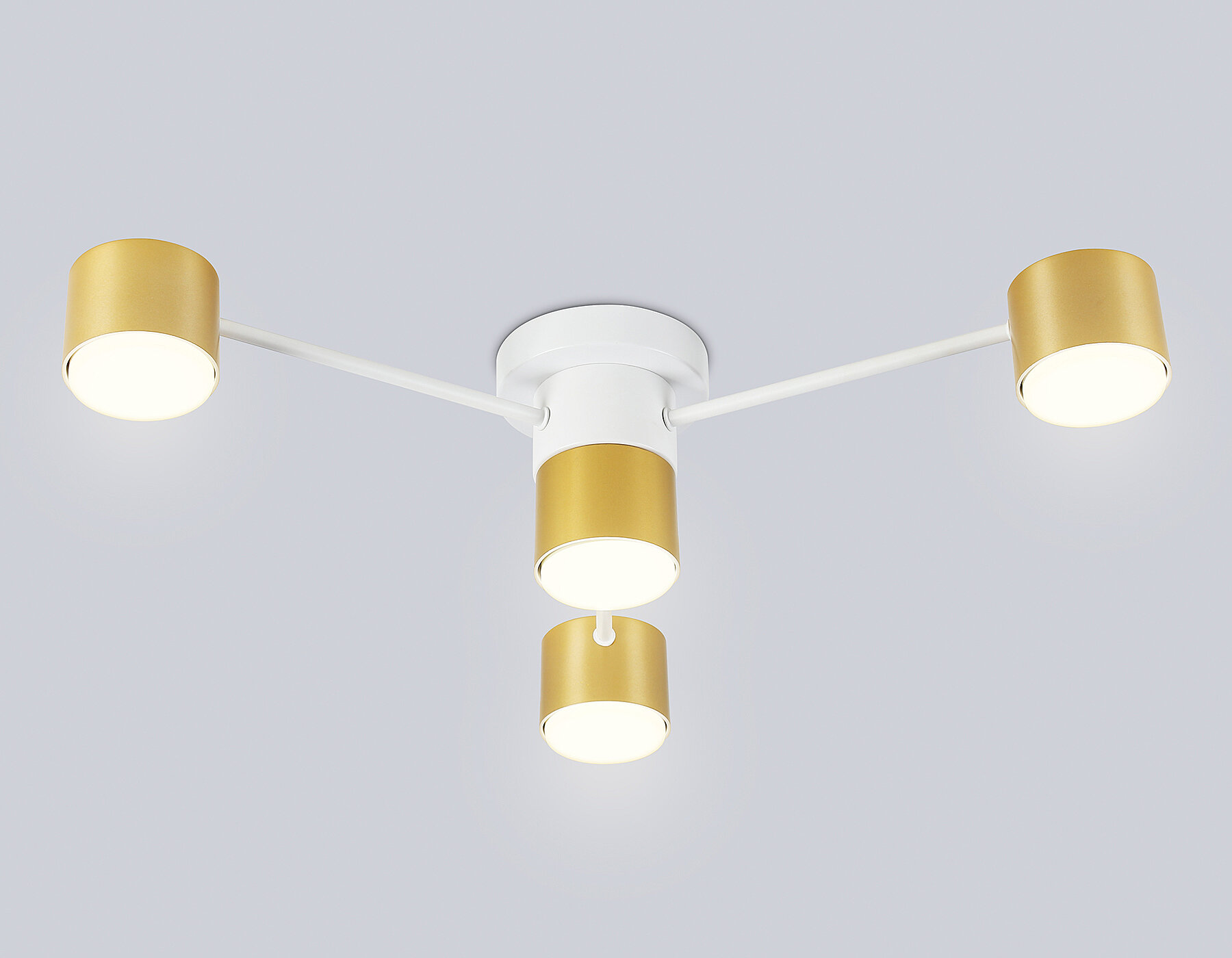 Потолочная люстра Ambrella Style GX53 FL51720, GX53, кол-во ламп:4шт, Золото