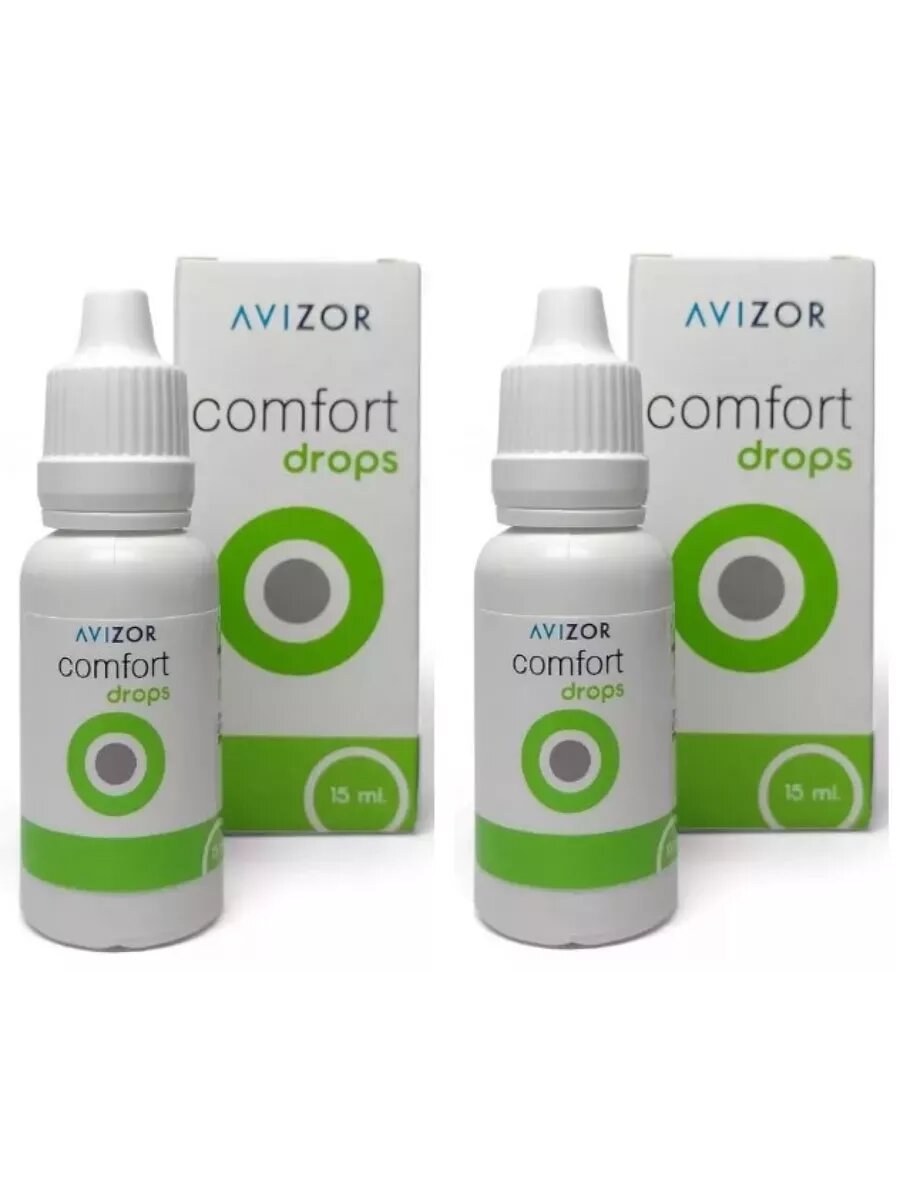 Avizor comfort drops капли для линз 15 мл-2шт.