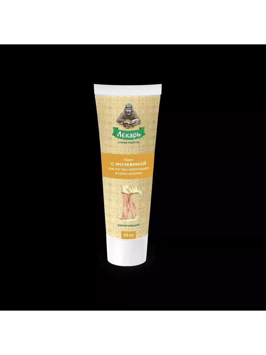 Лекарь крем для ног с мочевиной при натоптышах и 50мл-1шт.