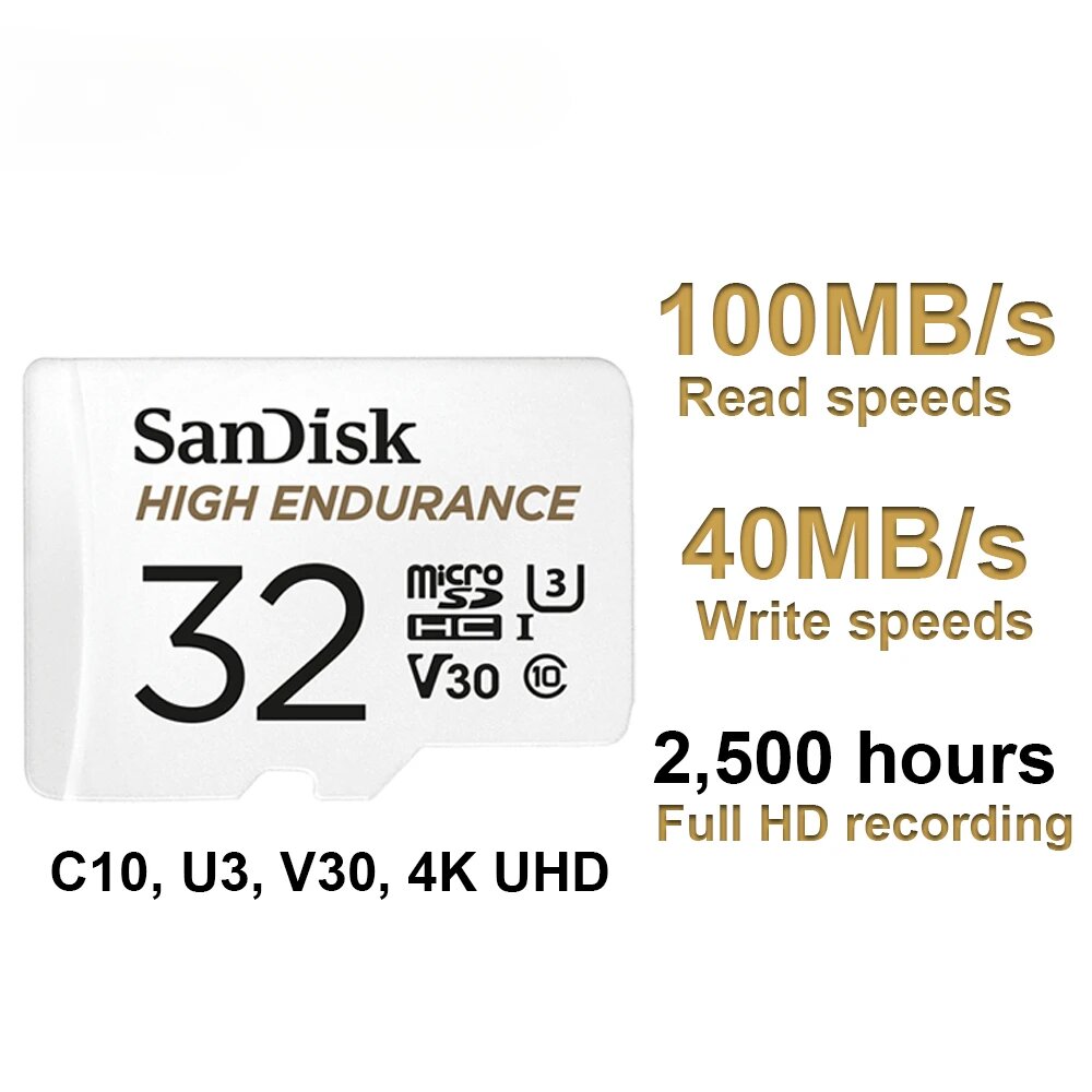 SanDisk High Endurance MicroSDXC карта памяти High Endurance-32G